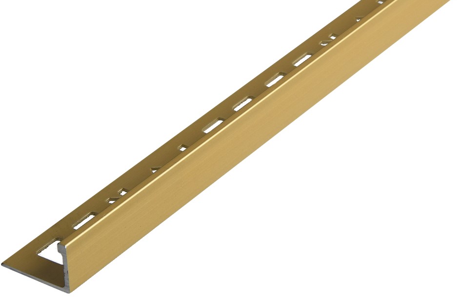 15mm Aluminium Angle Matte Gold – DMZ Tile Warehouse